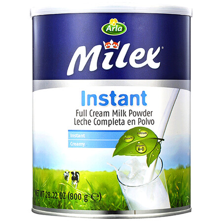 【Arla成人奶粉】丹麦原装进口 Arla(阿拉) Milex美力滋 成人高钙全脂速溶奶粉 800g/罐【行情 报价 价格 评测】-京东