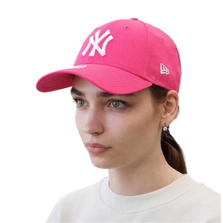 【NEW ERA9FORTY】NEW ERA-MLB联名纽亦华春夏女款棒球帽920硬顶弯檐帽子 11157578粉色NY【行情 报价 价格 ...