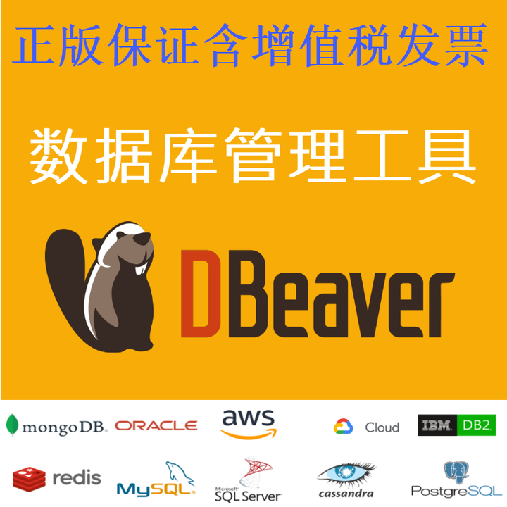 正版Dbeaver Pro 专业数据库管理软件企业版数据管理工具支持MySQL Oracle MongoDB SQL Server 企业版一年 ...
