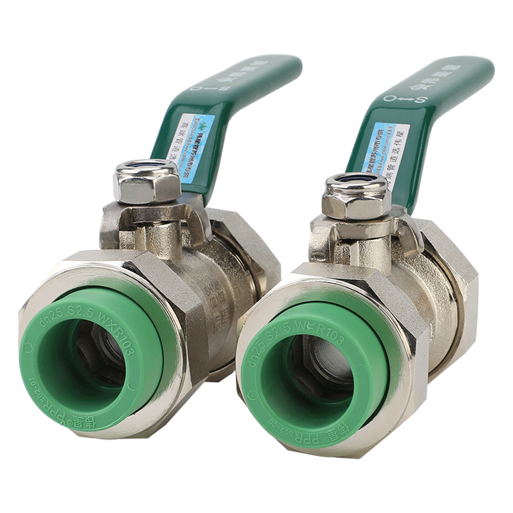 九牧（JOMOO）伟星PPR管配件6分4分双活接球阀热熔配件耐高温活接铜阀门总闸阀 绿色4分20双活接球阀1个【图片 价格 品牌 报价】-京东
