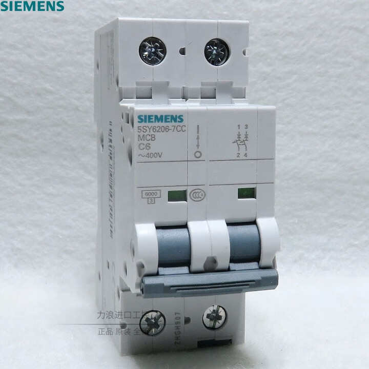 西门子（SIEMENS）空开 小型断路器 5SY6 MCB 空气开关 2P C型 C6A 5SY6206-7CC【图片 价格 品牌 报价】-京东