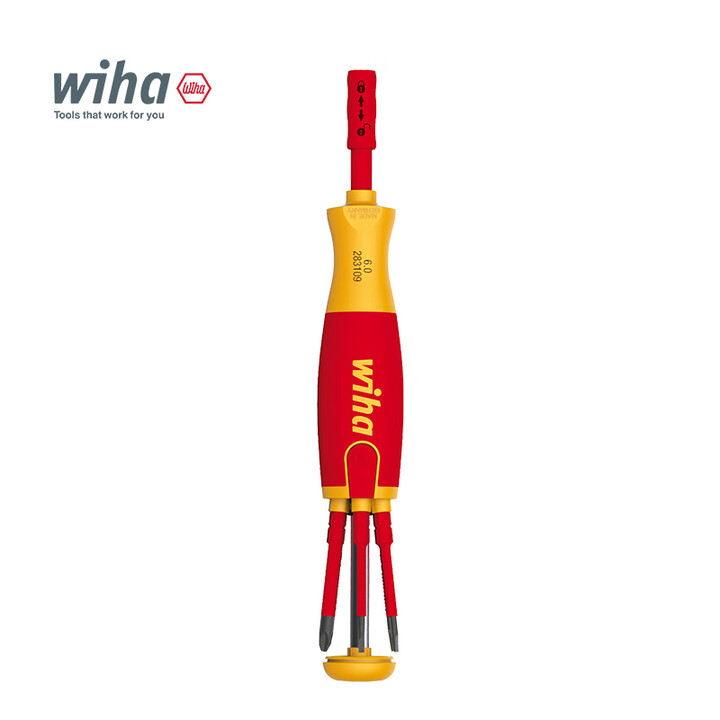 【wiha38610】wiha电工绝缘弹仓式螺丝刀6支套装38612【行情 报价 价格 评测】-京东