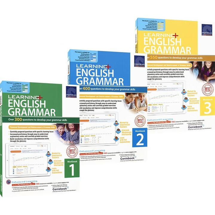 《新加坡英语SAP Learning English Grammar学习系列英语语法学习 基础版图书 语法练习 1-3年级》【摘要 书评 试读 ...
