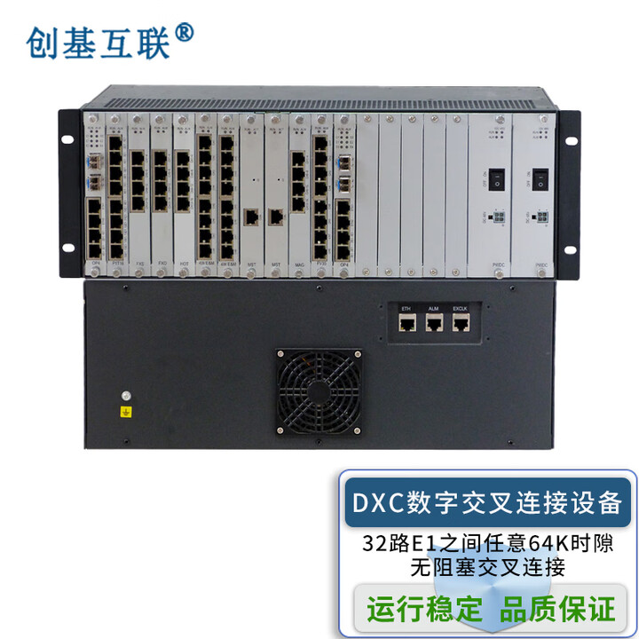 【创基互联BH-OTS60-DXC32】创基互联 DXC数字交叉连接设备 32路E1时隙交叉连接，64K全时隙任意交叉E1输入输出 BH ...