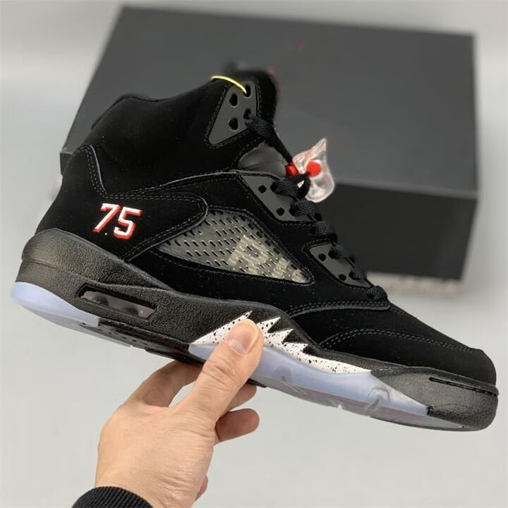 TPVK乔5 PSG 75号 Paris巴黎圣日耳曼 高帮男女运动篮球鞋 AV9175-001 aj5/AV9175-001 42【图片 价格 ...