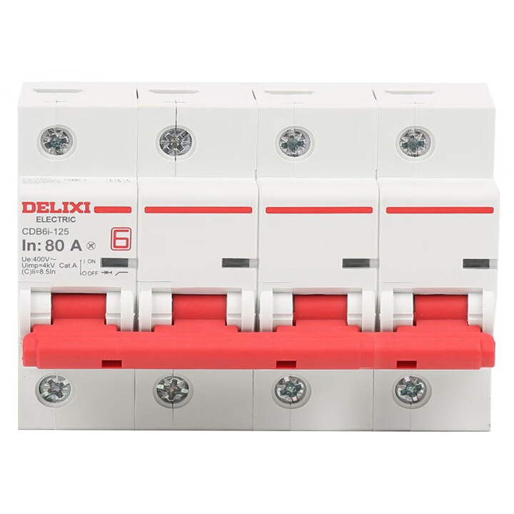 【德力西电气（DELIXI ELECTRIC）CDB6i-125】德力西电气（DELIXI ELECTRIC）CDB6i-125 4P 80A 空气开关 （单位：个）【行情 报价 价格 评测】-京东