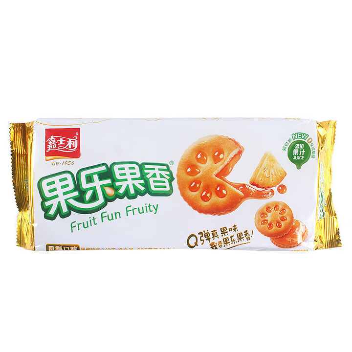 嘉士利果乐果香205g果酱夹心饼干糕点心休闲儿童零食食品小吃送礼 嘉士利果乐果香205g凤梨味【图片 价格 品牌 报价】-京东