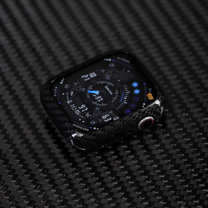 MR.MULL星图iwatch456789se10s真碳纤维壳ultra49mm保护套壳苹果手表带新款45mm44边框原装个性潮46/42 ...