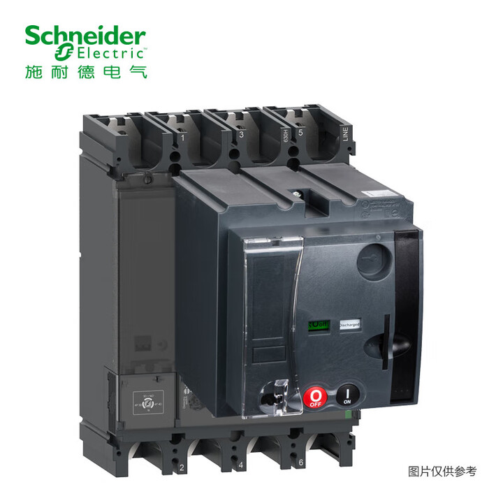 【施耐德电气NSX630N 50kA AC 4P4D 630A 2.3 MT380】施耐德电气 NSX630A 50KA 电子式 MIC2.3 ...