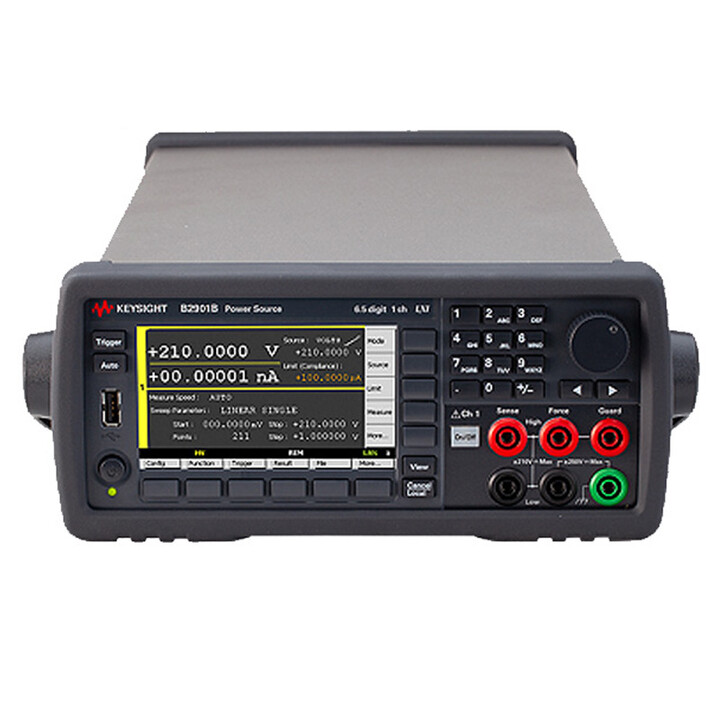 【是德B2901B】是德科技KEYSIGHT 电源测量单元精密源表原安捷伦（Agilent） B2901B（单通道 100 nV/100 fA ...