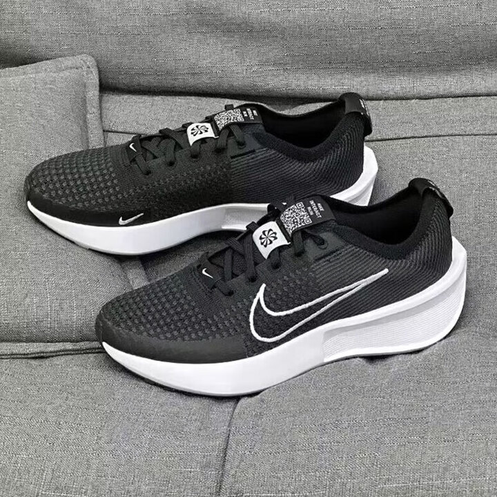 耐克（NIKE）跑步鞋女鞋2025秋冬季新款INTERACT RUN网面透气缓震运动轻便休闲 FD2292-003黑白 36【图片 价格 品牌 ...