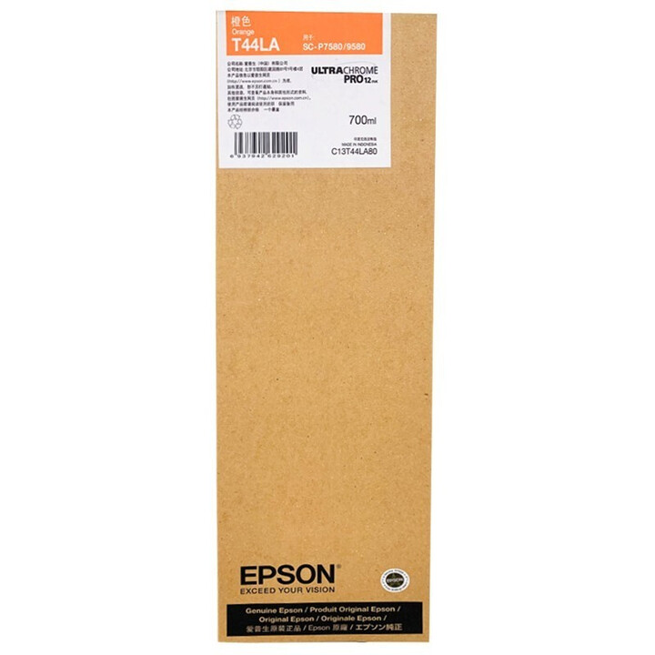 【爱普生T44LA】爱普生（EPSON）原装T44LA橙色墨盒C13T44LA80适用SC-P7580/9580大幅面专业照片打印机墨水【行情 ...
