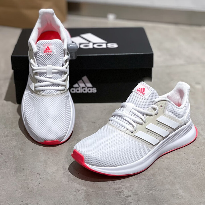 阿迪达斯（adidas）休闲鞋女鞋2025冬季新款运动鞋网面透气轻便减震跑步鞋F36215 FW5142白色粉 39【图片 价格 品牌 报价】-京东