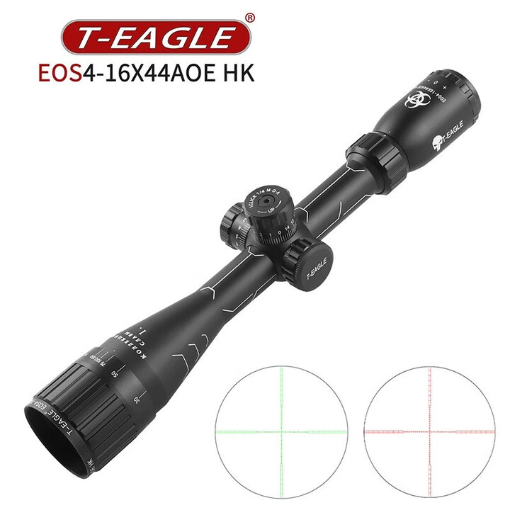 突鹰EOS4-16X44瞄准十字镜个性化高抗震高清晰薄壁微光夜视瞄准器 11MM双钉高窄【图片 价格 品牌 报价】-京东