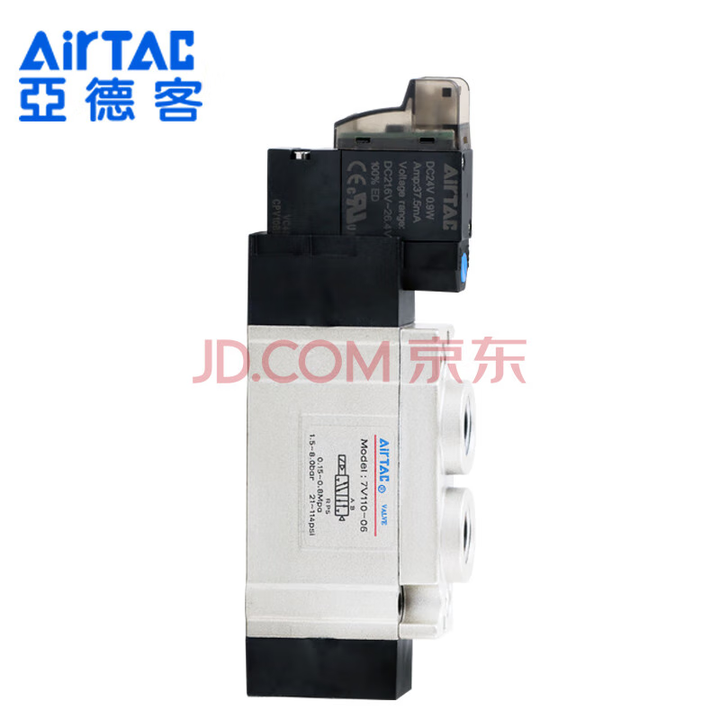 【亚德客7V0510-M5-B050（DC24V）】亚德客（AIRTAC）电磁阀7V0510-M5-B050（DC24V）【行情 报价 价格 ...
