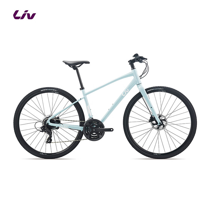 Liv丽以芙Alight 1女士平把24速轻便休闲通勤公路自行车 肥皂水 700C×420MM S 建议158-169cm【图片 价格 品牌 ...
