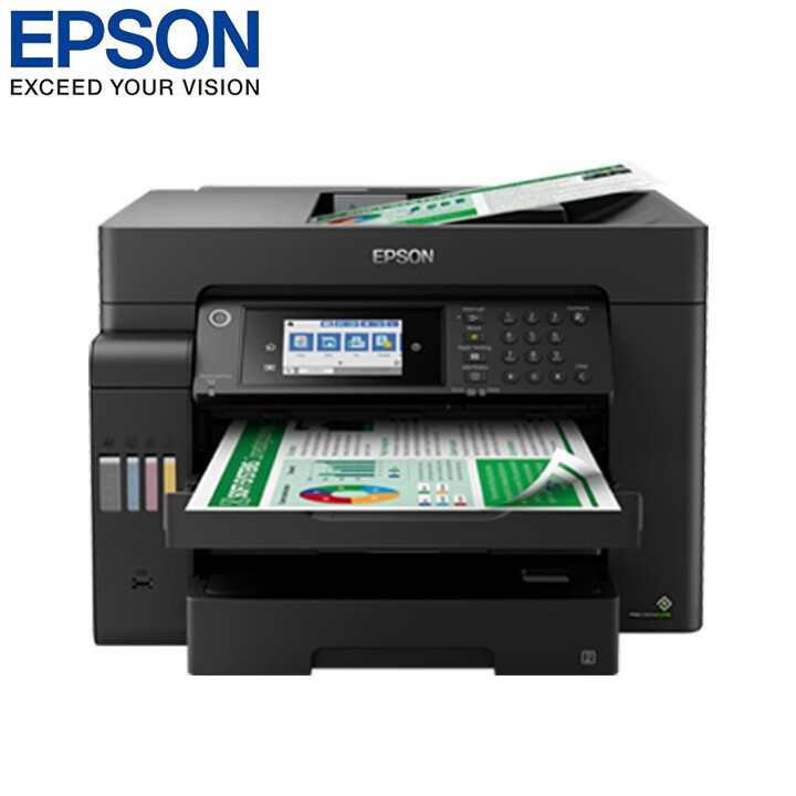 【爱普生（EPSON）L15158】爱普生（EPSON）彩色墨仓式打印一体机 L15158 A3+幅面 (打印/复印/扫描/传真/wifi+ ...