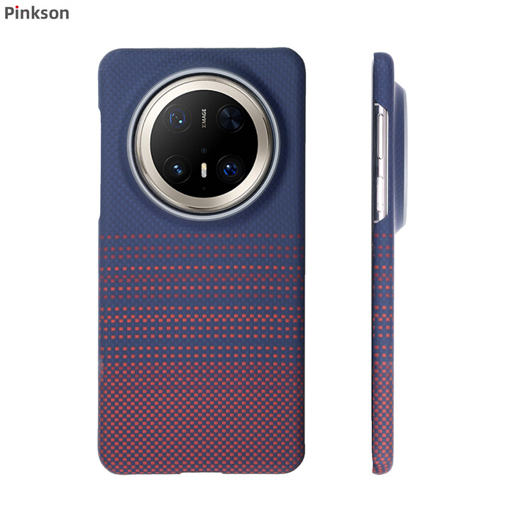 Pinkson华为手机壳凯夫拉芳纶纤维碳纤维纹保护超薄全包磨砂硬壳防摔商务高档轻奢男防滑轻奢简约女新潮款 【磁吸款/夏日】提花浮织工艺 【华为 ...