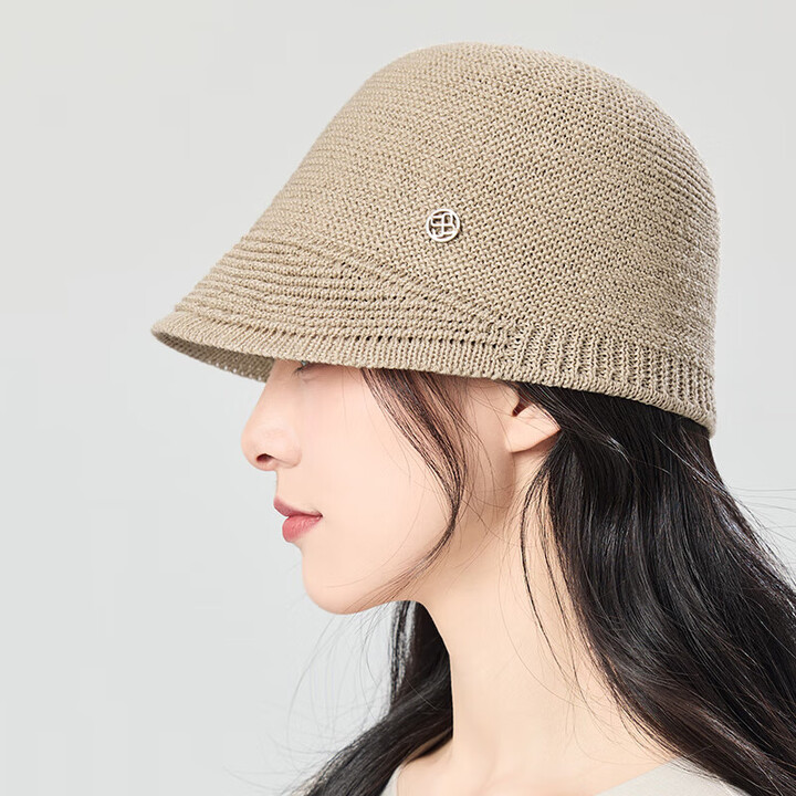 【玖慕（JIUMU）CL006】玖慕（JIUMU）女士亚麻太阳帽渔夫帽凉帽夏季遮阳帽 CL006 深杏色 均码【行情 报价 价格 评测】-京东