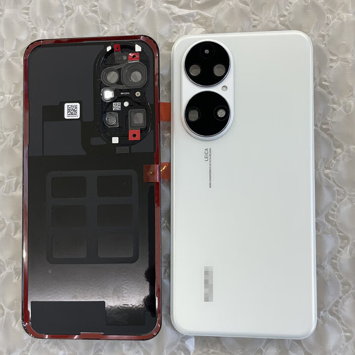 华为（HUAWEI）【品牌原装】适用于适用于华为p50e拆机原装玻璃后盖p50pro原厂手 P50/E【雪域白】 全原拆机带镜框辅料【图片 ...