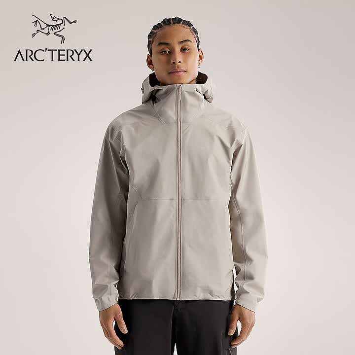 ARC'TERYX始祖鸟 RALLE LIGHTWEIGHT JACKET GORE-TEX 防水 男子 硬壳夹克 RUNE/雅致棕 L【图片 ...