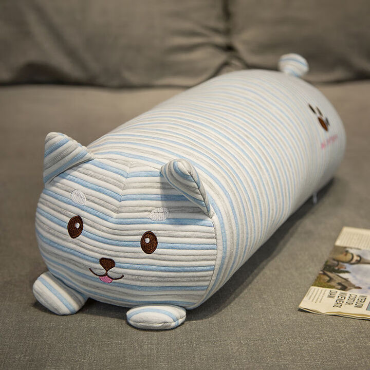 MOJY抱着睡觉的娃娃女生舒服抱枕女生睡觉可拆洗公仔玩偶长条毛毛虫长 哈士奇款[独立内胆可拆洗] 长约90厘米[a类婴儿棉]【图片 价格 品牌 ...