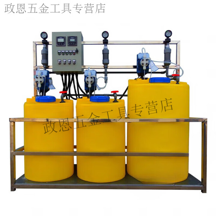 溥畔一体化三箱全自动加药设备pac/pam加药装置水处理阻垢絮凝 100L桶＋20L泵【图片 价格 品牌 报价】-京东