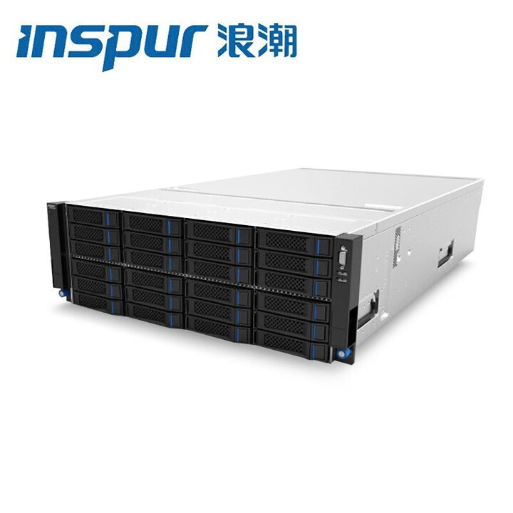 浪潮NF5466M5机架式4U存储服务器 国产主机丨数据存储丨文件共享 2*银牌 4210R（20核 2.4GHz） 128G内存 3*4T ...