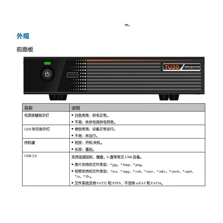 A诺瓦TU15 /TU15 Pro TU20/TU20 Pro/TU40Pro 无线投屏蓝牙双WiF TU20 6网口带载390W 不支持英文 ...