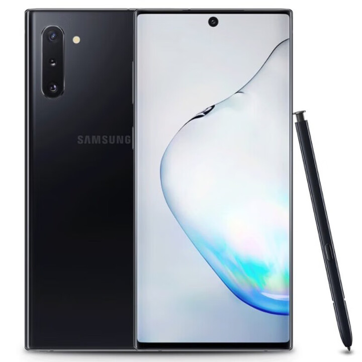 三星（SAMSUNG）Galaxy Note10+ 全网通5G智能手机 SPen手写笔 商务大屏旗舰 高通骁龙855 轻薄高性能超声波指纹 Note10 麦昆黑 6.3寸 256G 国版双卡 ...