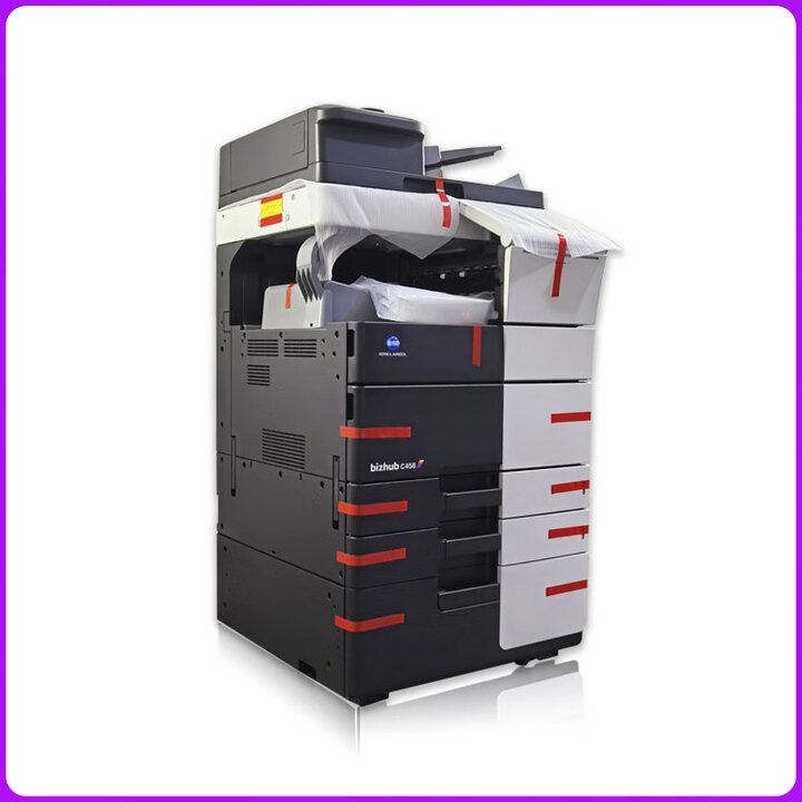 KONICA MINOLTA柯美彩色复印机a3黑白激光商用大型打印复印扫描图文店办公再制造 黑白B554e准新机-55页一分钟 标配【图片 ...