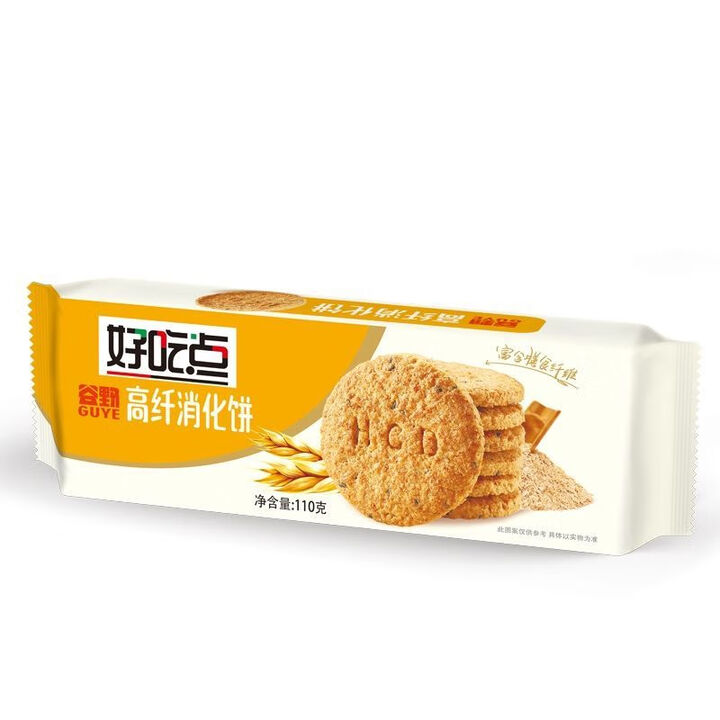 达利园好吃点高纤饼干168g蔬菜粗粮消化煎麸饼干早餐放心营养点心 高纤消化饼168G*2袋【图片 价格 品牌 报价】-京东
