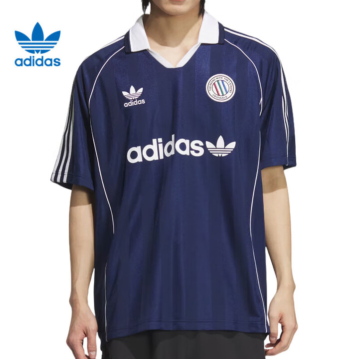 阿迪达斯 （adidas）三叶草男子运动休闲短袖T恤KC0127 KC0127 L【图片 价格 品牌 报价】-京东