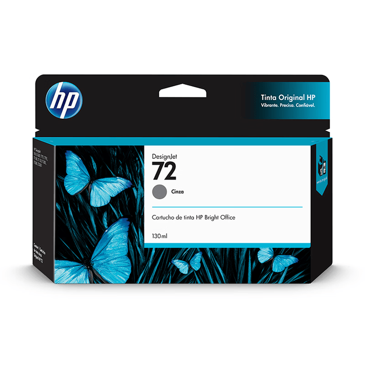 惠普（HP）72号墨盒 适用T770 T790 T795 T1300 T1708绘图仪墨盒 72墨盒3WX08A新灰色墨盒130ML【图片 ...