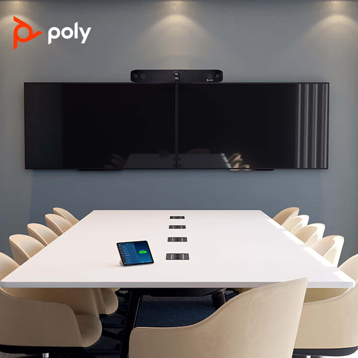 【宝利通（POLYCOM）POLYCOM】宝利通（POLYCOM）StudioX70+TC8大会议室解决方案 (AI智能降噪+语音跟踪+4K双 ...