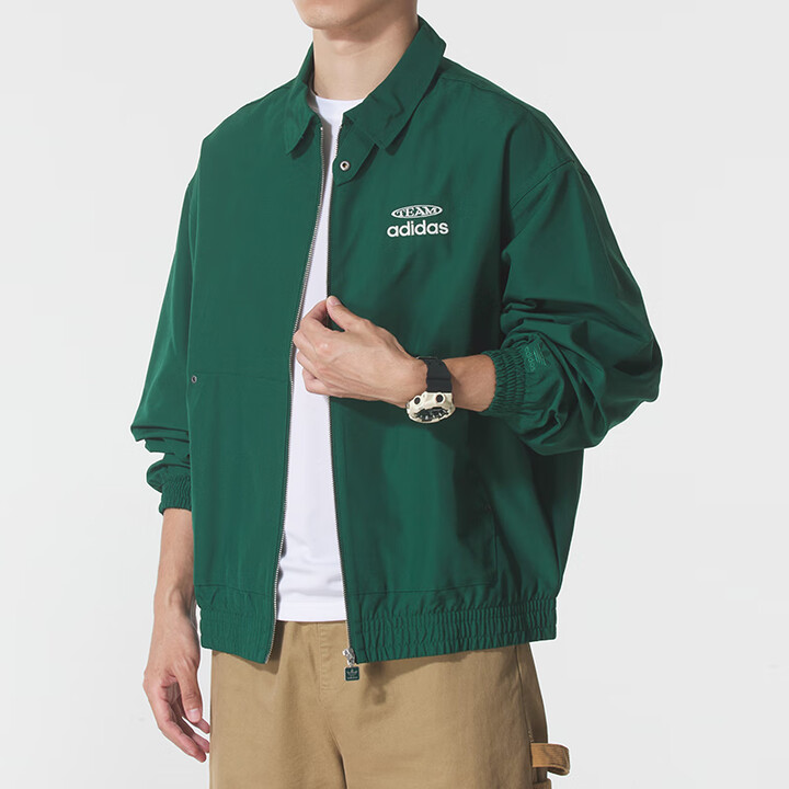 阿迪达斯（adidas）三叶草男装 2026新款运动服跑步健身训练外套时尚潮流休闲夹克 KC0136 L【图片 价格 品牌 报价】-京东