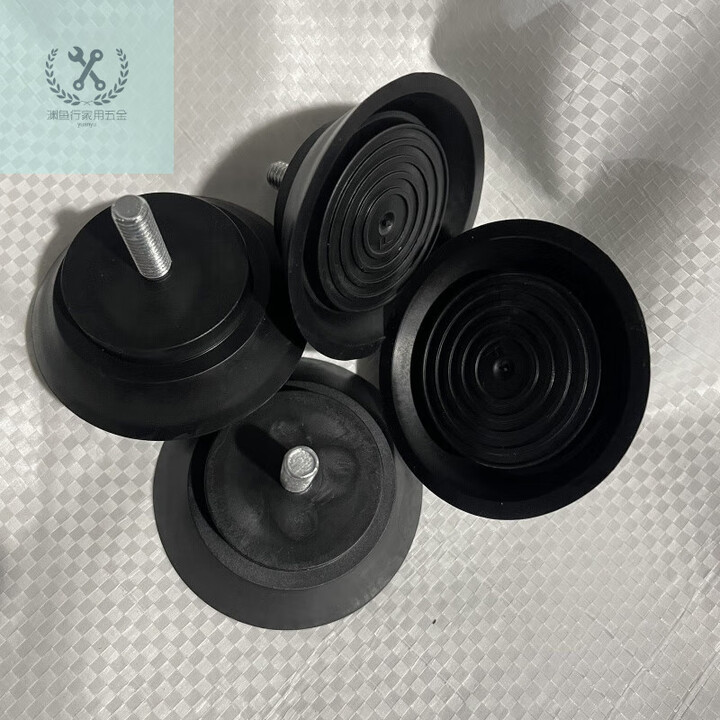 LNGA LANDGRE多功能软胶减震吸盘脚垫甩脂机抖抖机吸盘脚垫防滑静音脚垫M6螺丝 一套发4个(配4个螺帽)M6螺丝直径6毫米【图片 价格 ...