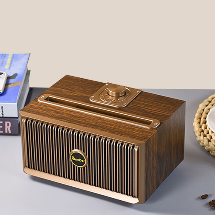 UKYK柏林之声复古蓝牙音箱木质家用高音质户外立体收音机重低音炮音响 深棕色【图片 价格 品牌 报价】-京东