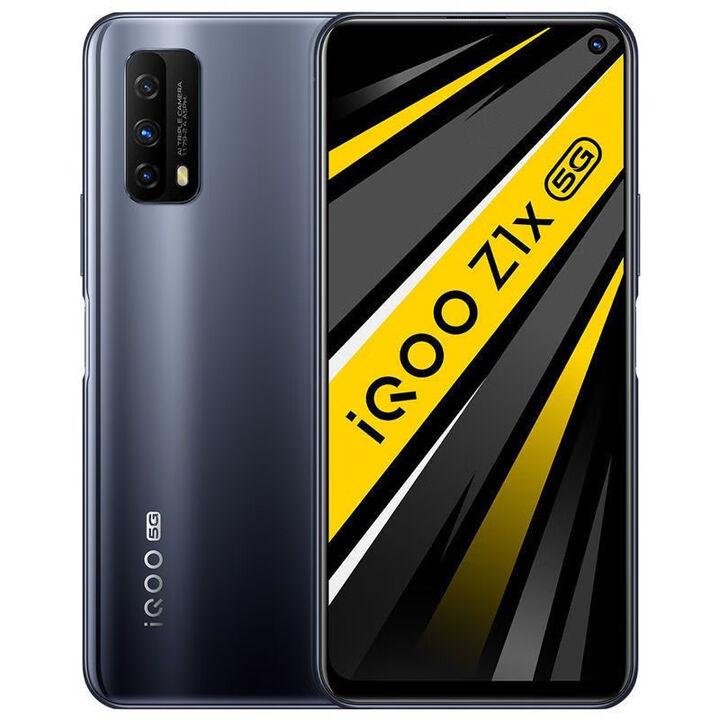 iQOOvivoZ1x骁龙765双模5G游戏手机4800万像素智能120HZ竞速正品 Z1X 锐酷黑 5G 8GB+128GB 全网通5G ...