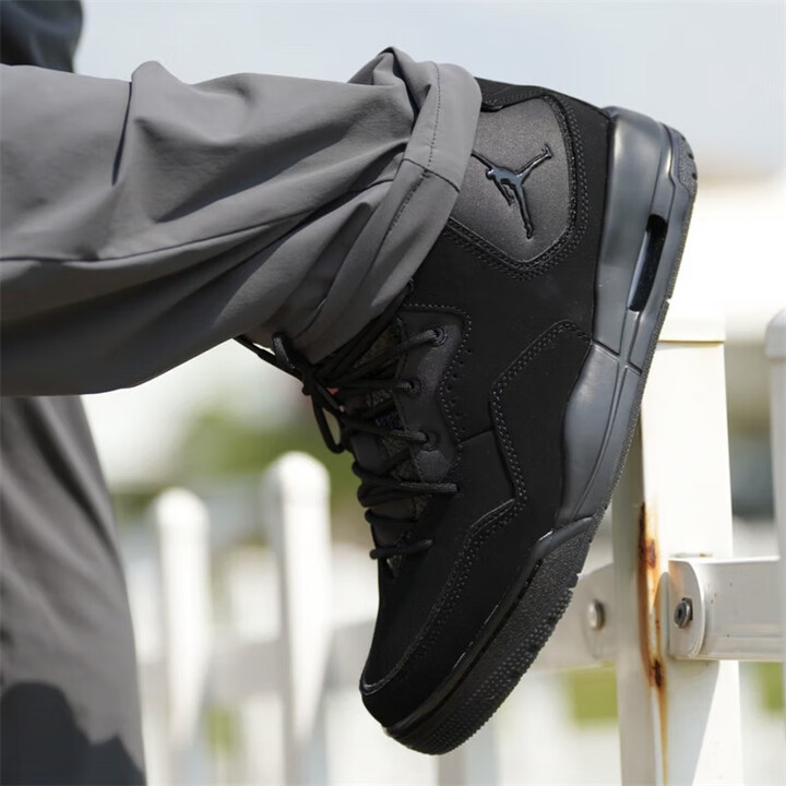 耐克（NIKE）官方舰店男鞋新款运动鞋AIR FLIGHT 89 AJ气垫缓震复古休闲篮球鞋 黑色 AR1000-001 41【图片 价格 ...