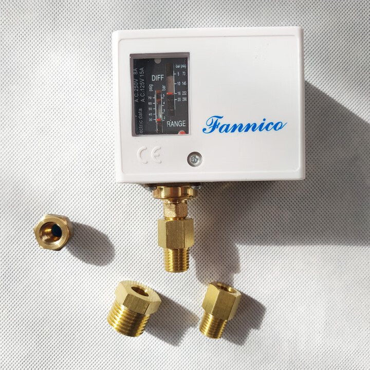Fannico压差开关/FNC-K30/5-30bar/压力差控制器FNC- K30FNC- K6 FNC-K20 0.5-2Mpa【图片 ...