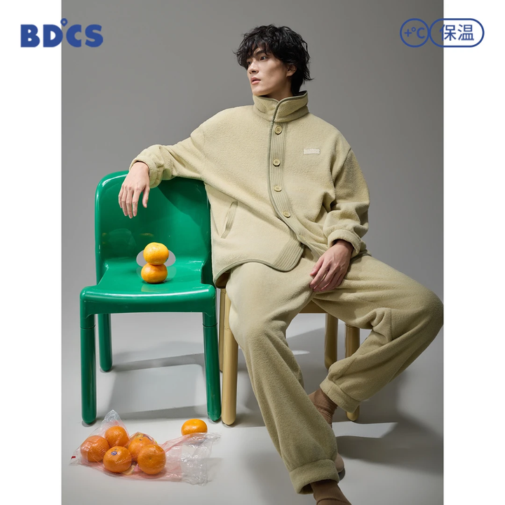 半岛城市冬季法兰绒加厚保暖家居套装时尚立领大纽扣男女睡衣英伦 青云绿 L 170-175CM(建议120-140斤)【图片 价格 品牌 报价】-京东