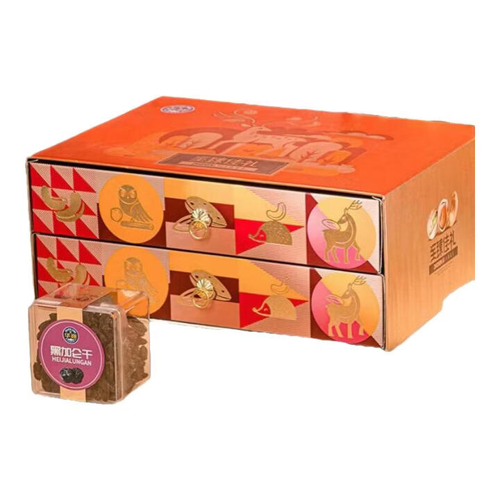 华巍（HUAWEI FOOD） 坚果礼盒节日礼盒团购福利企业员工福利零食礼物干果 1216g 至臻佳礼 （双层： 上层盒装 下层袋装）【图片 ...