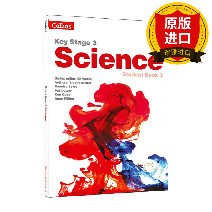 正版】英文原版 柯林斯英国初中KS3科学学生用书3 Collins Key Stage 3 Science Student Book 3 第二 ...