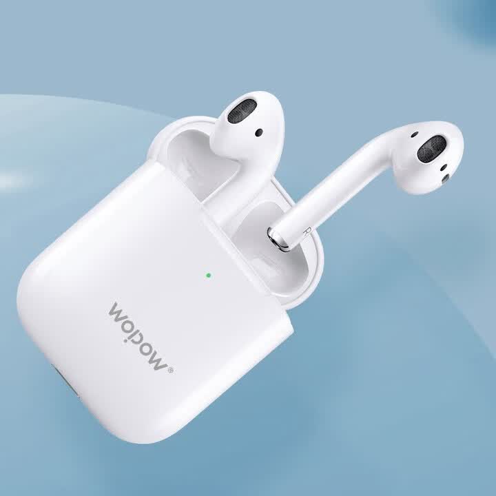 【WOPOWAirbass】WOPOW 沃品 蓝牙半入耳式耳机长续航耳机 真无线蓝牙音乐耳机 白色【行情 报价 价格 评测】-京东