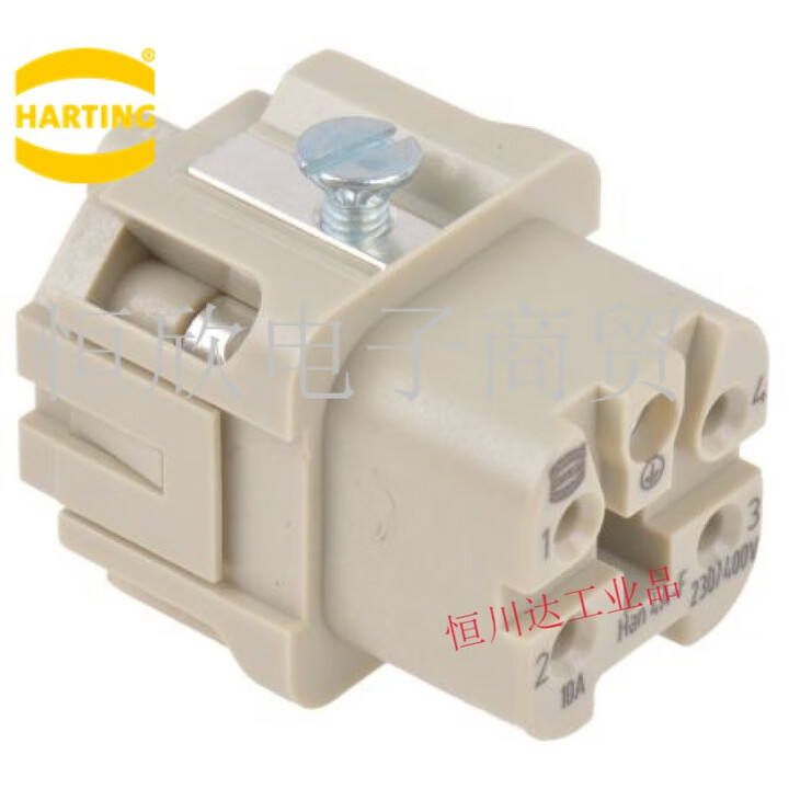 09200042711 重载连接器 HAN 4A-F 4芯 +接地 母芯 HARTING【图片 价格 品牌 报价】-京东