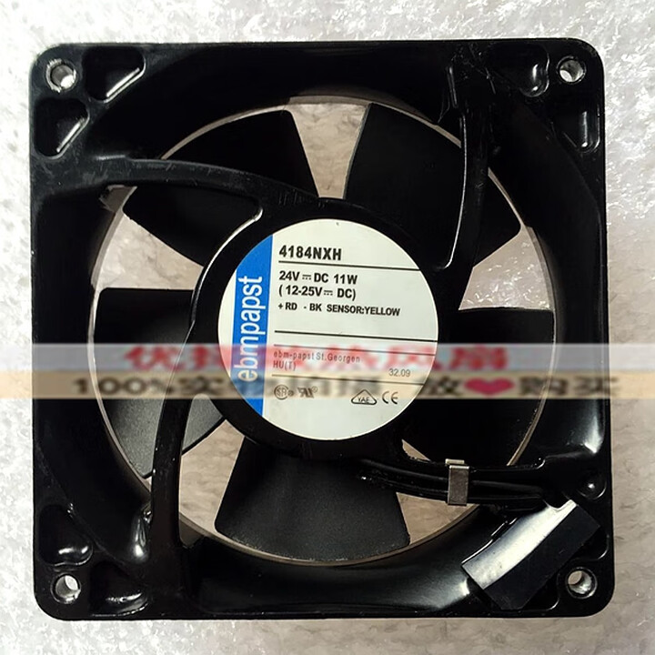 霸刚TYP 4114NXH/NXHH/NXHR/NGX/NX 4184N/17X ebmpapst变频器风扇24V 4184NXHR【图片 ...